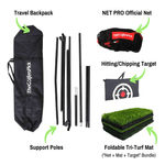 Golf Net Pro 10x7 ft | Portable Golf Driving Net | Indoor And Outdoor ...